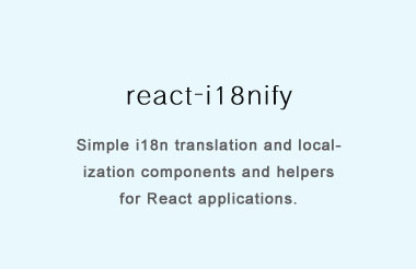 Simple i18n translation and localization components and helpers for React applications