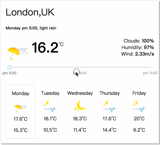 Weather - React.js Examples