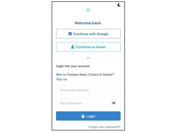 A Starter Project For Firebase Web With React