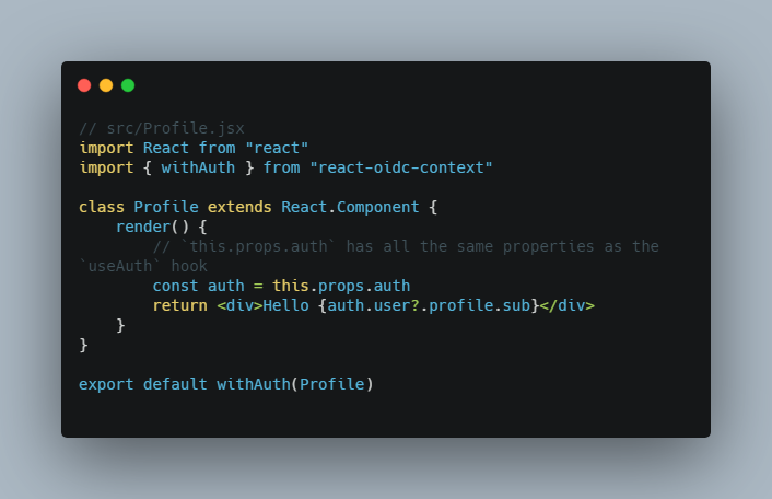 Lightweight Auth Library Using The Oidc Client Library For React Single Page Applications 9697