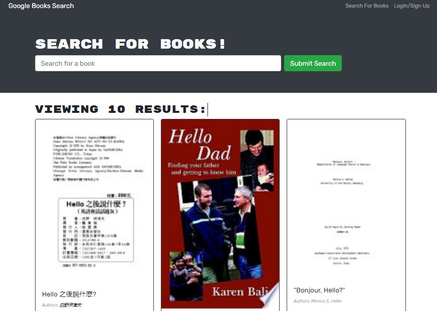 A Fully Functional Google Search Engine Book Created With React And ...