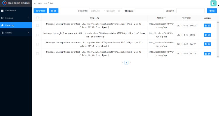 A react admin template with vite2 & ant4 UI & axios & svg-icon