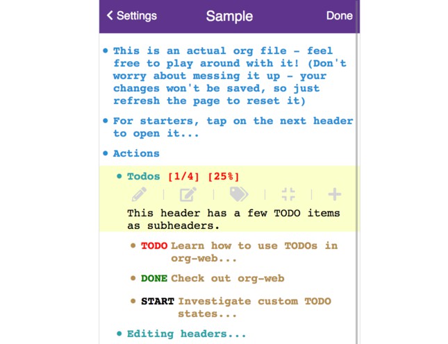 Org-mode on the web, built with React, synced with Dropbox and Google Drive