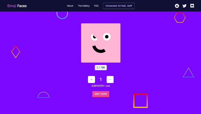 Youtube Tutorial showcasing how to create a fullstack NFT mingint dapp