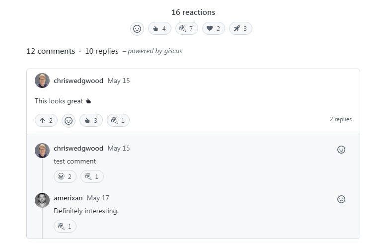 An Open source comments system powered by GitHub Discussions