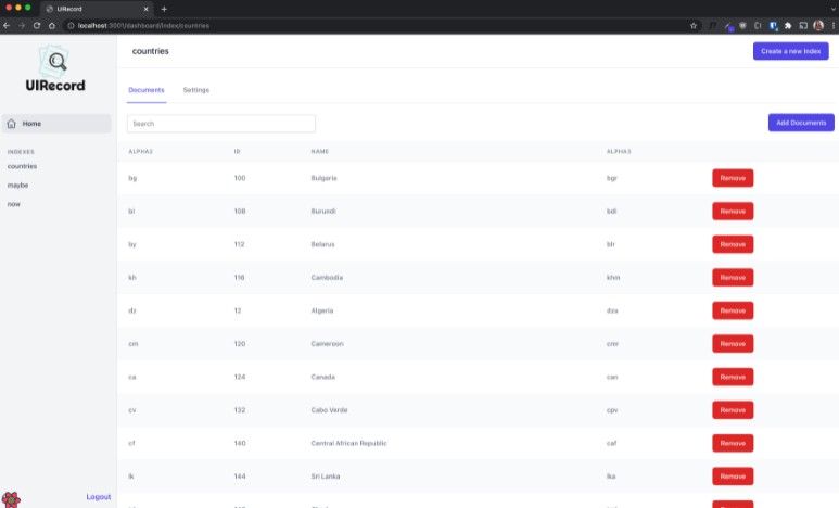 A UI to manage your Meilisearch instances
