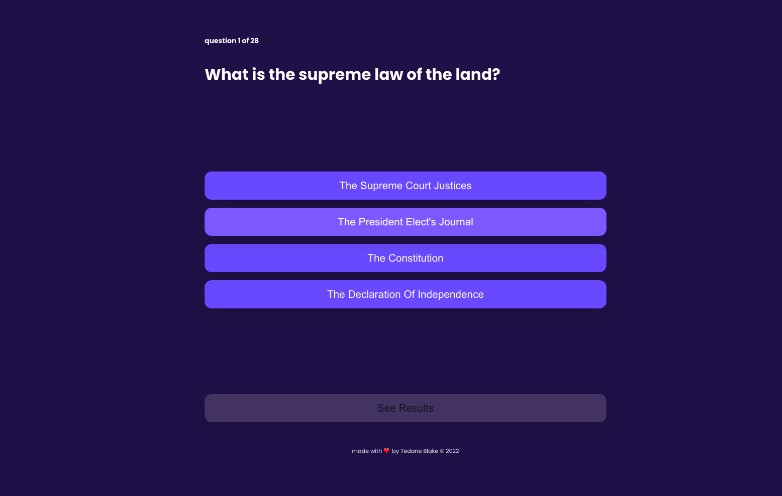 Quiz - React.js Examples