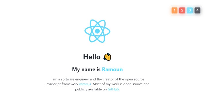 A Simple Minimal Portfolio Web App with Theme Switcher. Made using ...