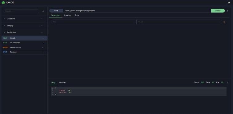 Yaade: An open-source, self-hosted, collaborative API development environment