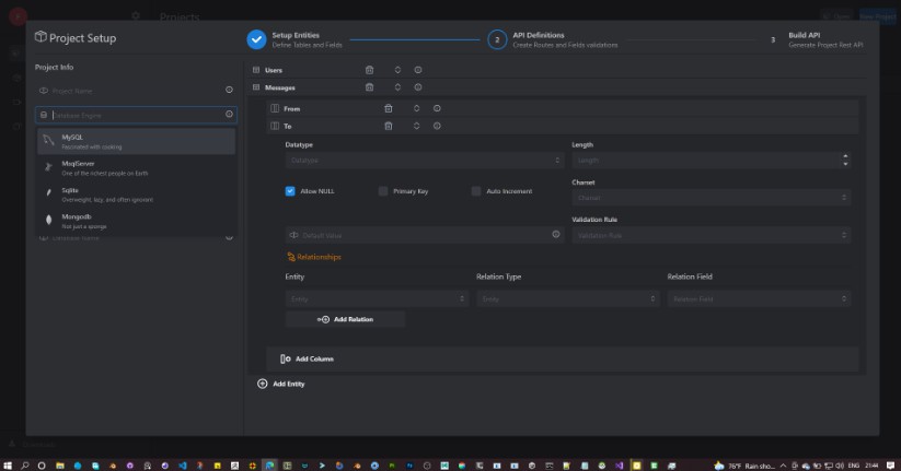 Open source Website, Management System and Rest API Generator