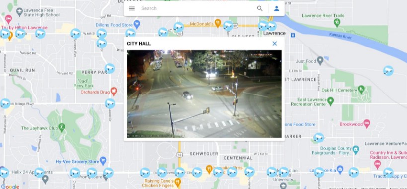 Analyzing images from CCTV to determine road status