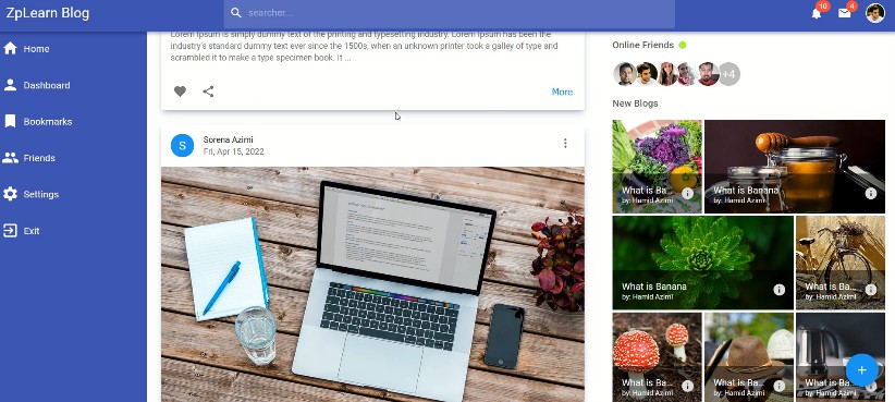 Blog - React.js Examples