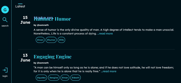 Blog - React.js Examples
