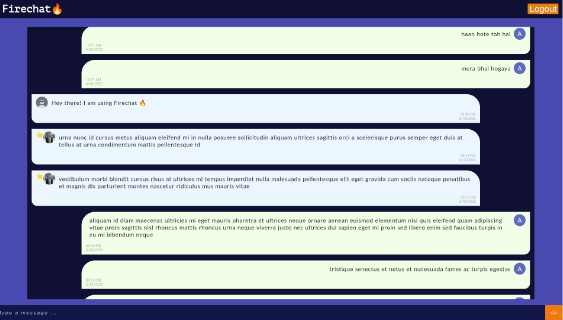Firebase based simple Chat App