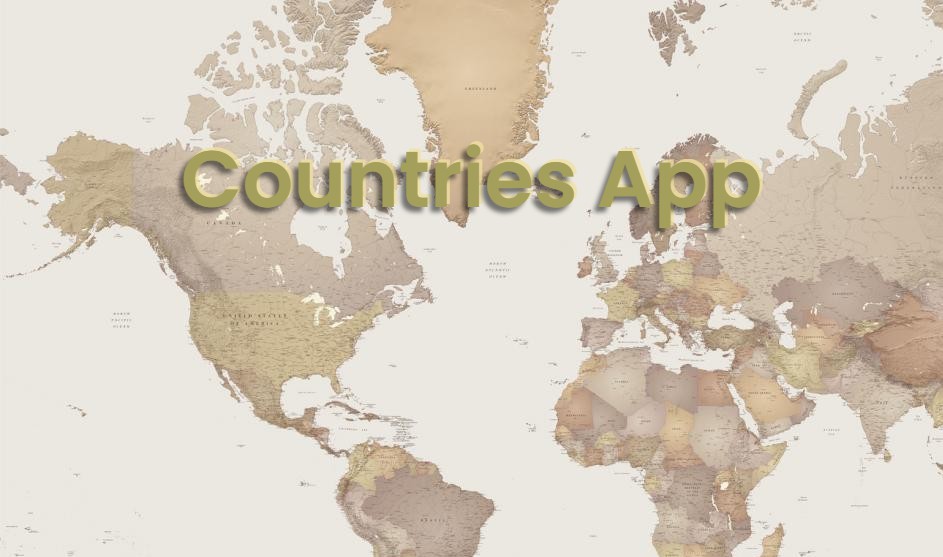 Fatima Countries App Built with React