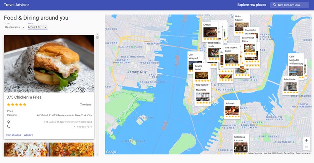 Maps - React.js Examples