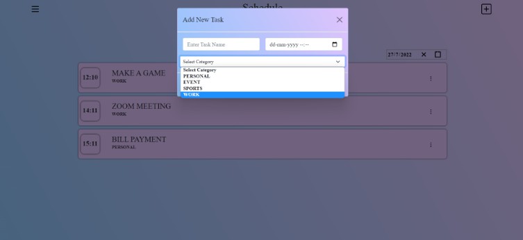 Todolist App using React JS