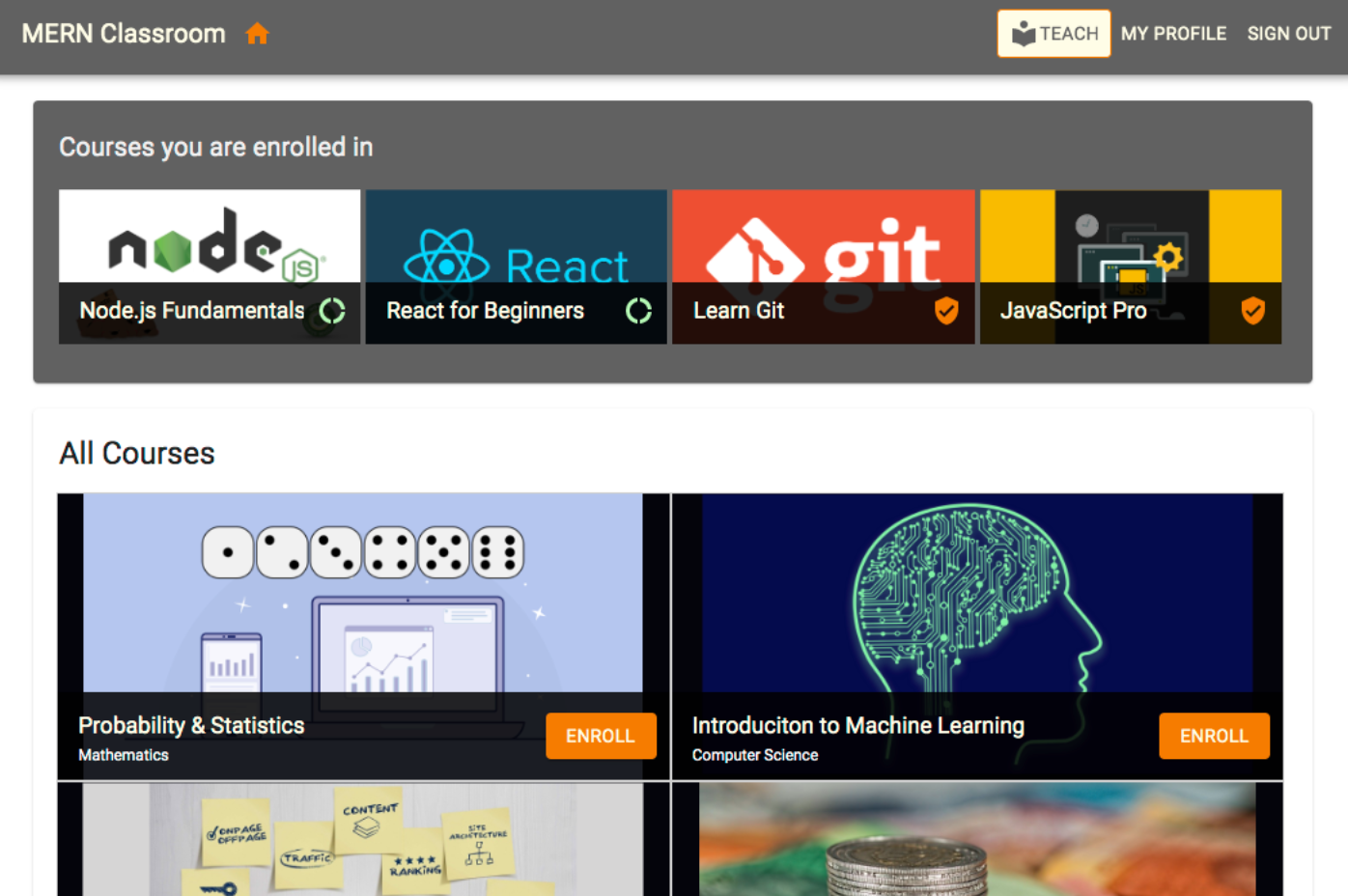 A simple web-based classroom application that allows instructors to add ...