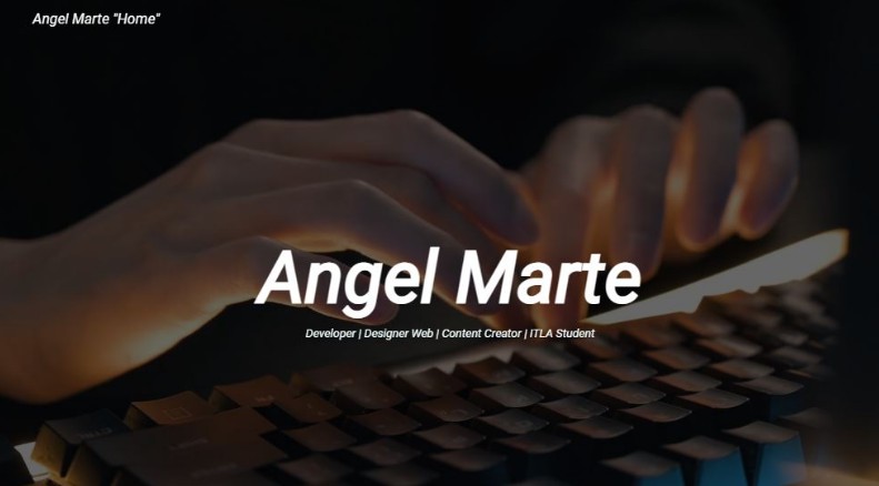 Angel Marte Portfolio with React