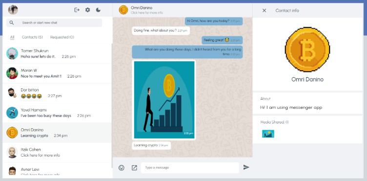 Whatsapp - React.js Examples