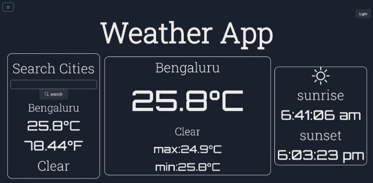 Weather - React.js Examples