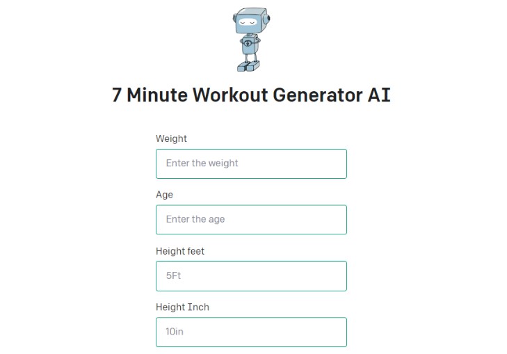 7 Minute Workout Generator AI With Next js 7 Minute Workout Generator AI With Next js