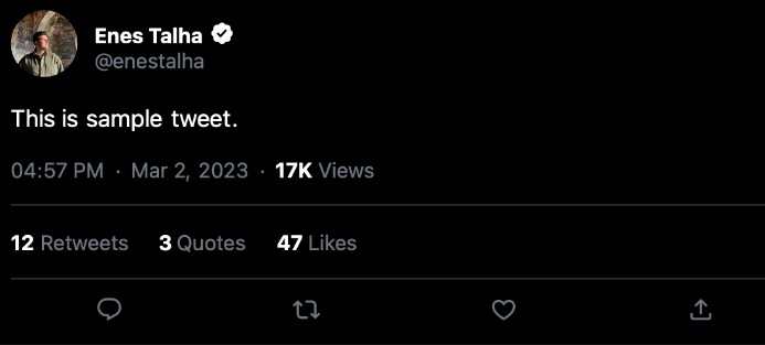 Fake Tweet Generator Using React