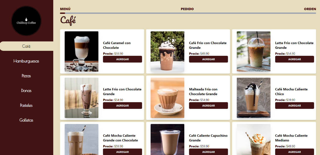 Chillhop Coffee website built with ReactJS and MySQL