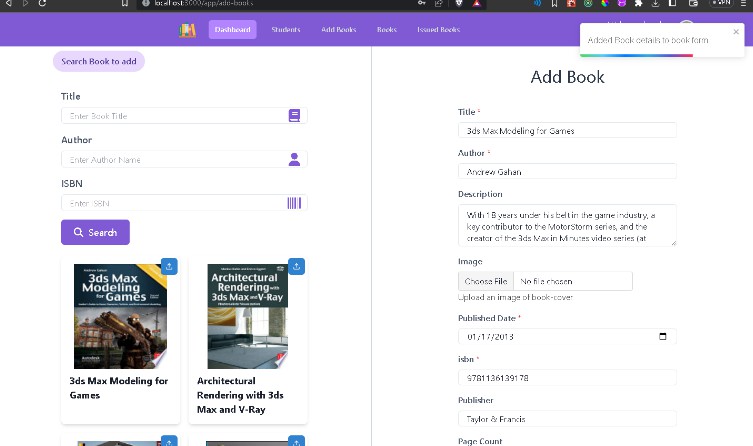 A library Management System made in MERN stack