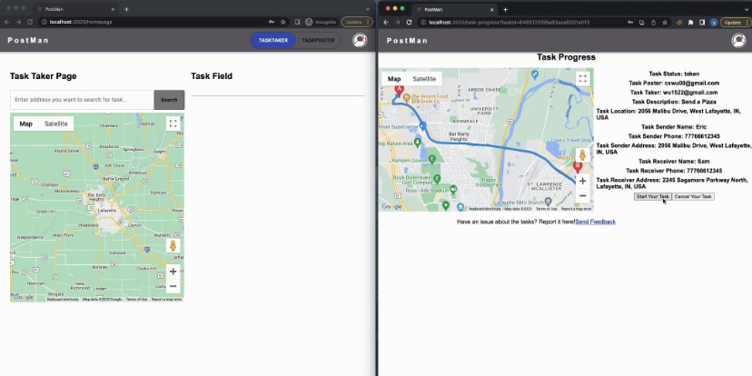 A lightning-fast delivery service app designed to handle errands at a ...