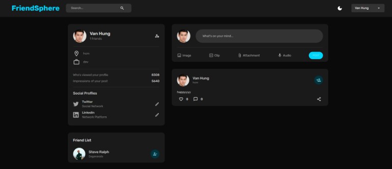 Social - React.js Examples