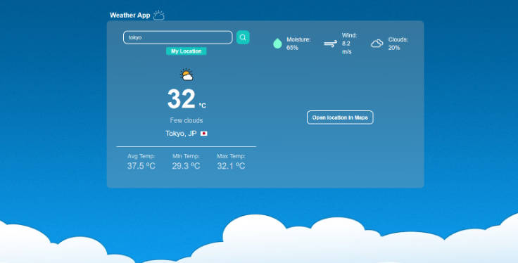 Weather - React.js Examples