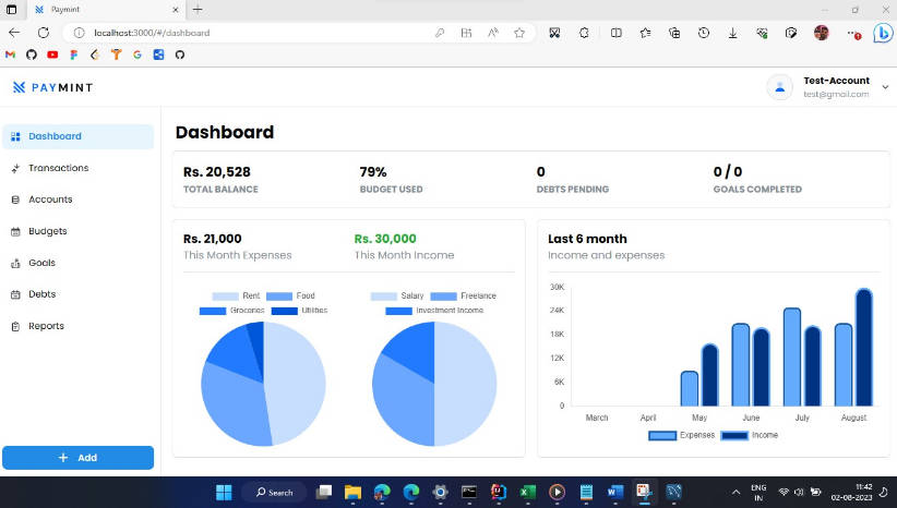 Finance - React.js Examples